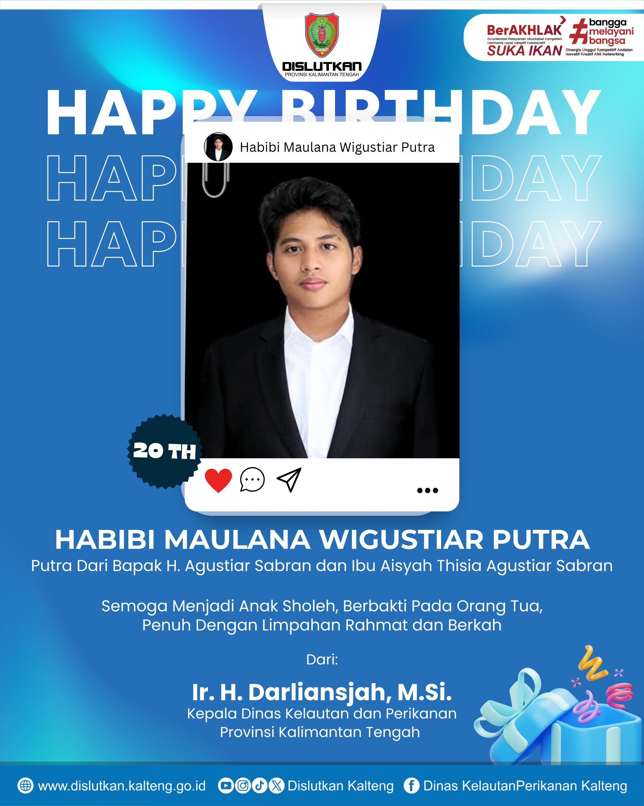 Berita Dislutkan Selamat Ulang Tahun 𝗛𝗮𝗯𝗶𝗯𝗶 𝗠𝗮𝘂𝗹𝗮𝗻𝗮 𝗪𝗶𝗴𝘂𝘀𝘁𝗶𝗮𝗿 𝗣𝘂𝘁𝗿𝗮