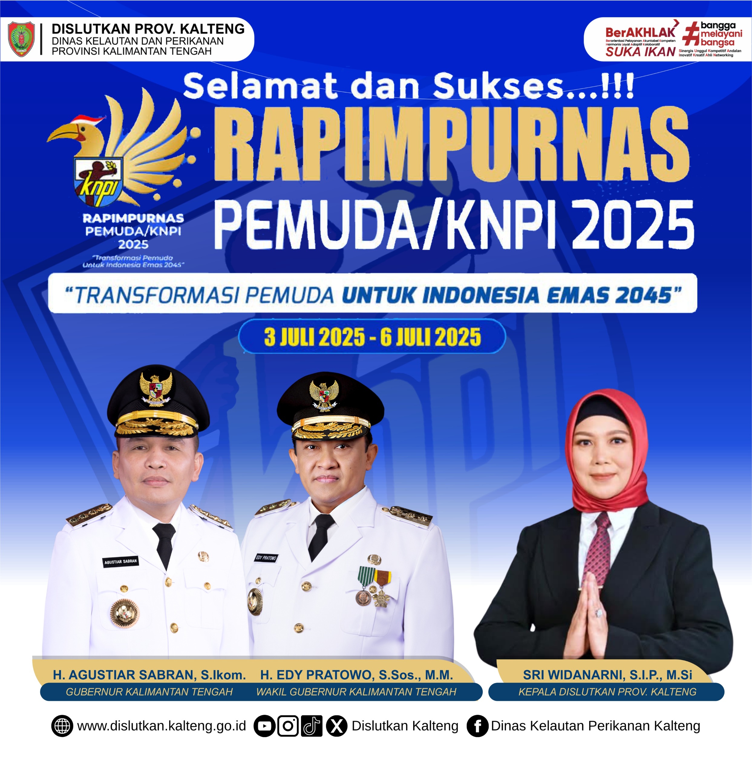 Berita Dislutkan Selamat dan Sukses...!!! RAPIMPURNAS PEMUDA/KNPI 2025